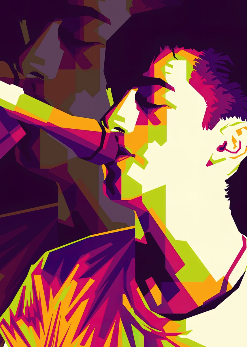 'Alex Turner Pop art' Poster, picture, metal print, paint by Rizky ...