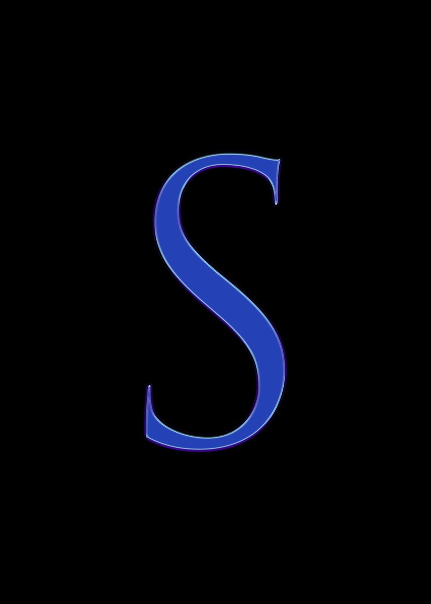 'S letter' Poster by The Volcano | Displate