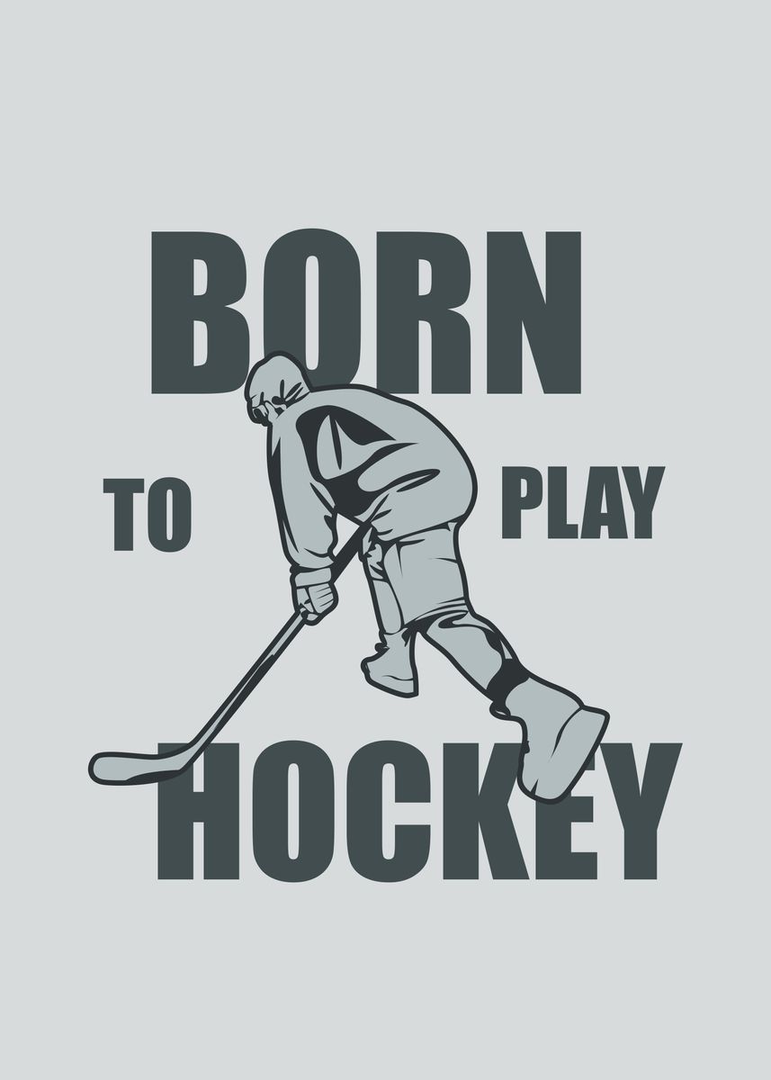 'hockey sport' Poster by Ratna Mutia Dewi | Displate