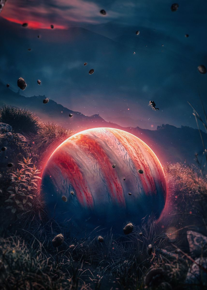 'Fallen planet 2' Poster by sb editing | Displate