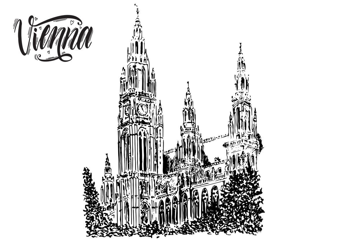 'Vienna' Poster by Creativity Shop | Displate