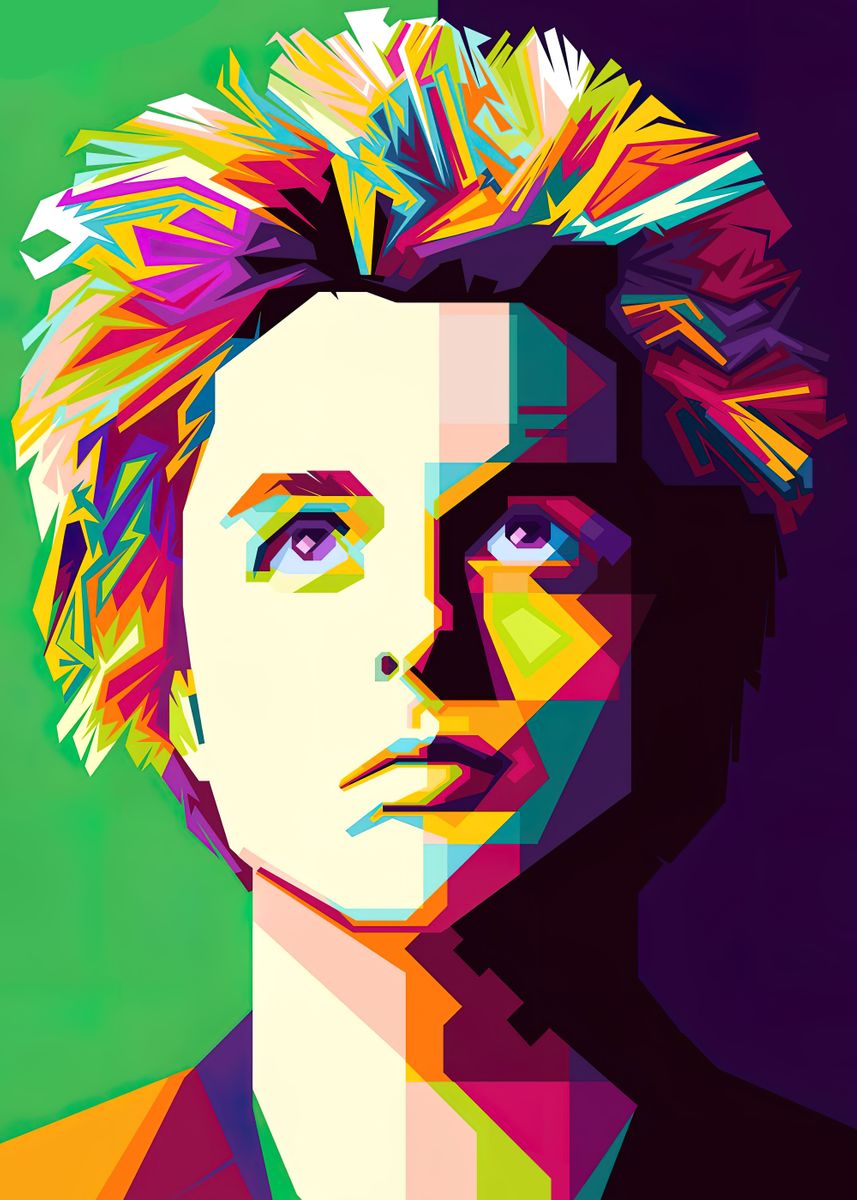'Billie Joe Pop art' Poster by Rizky Irawan | Displate