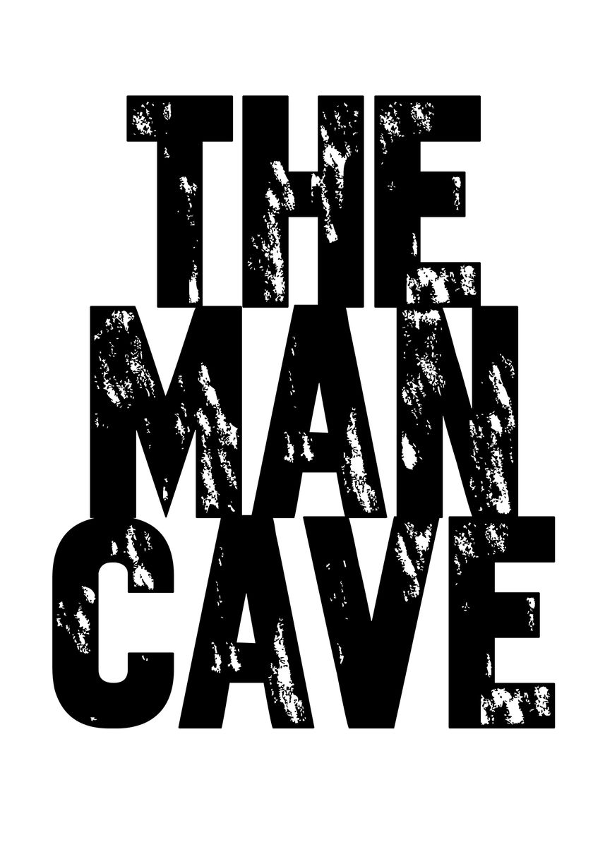 'The Man Cave' Poster, picture, metal print, paint by Bruce Stanfield ...