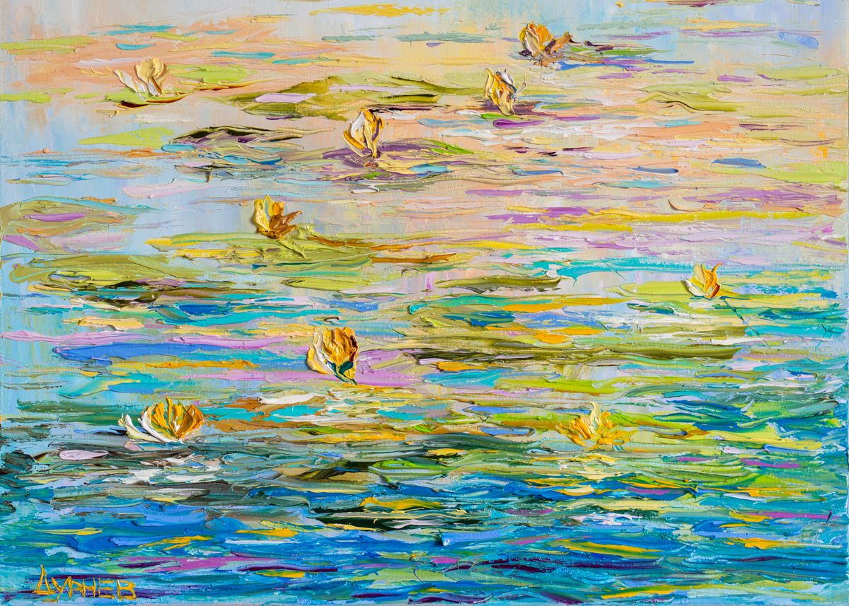 'Gentle pond' Poster by Vladyslav Durniev | Displate