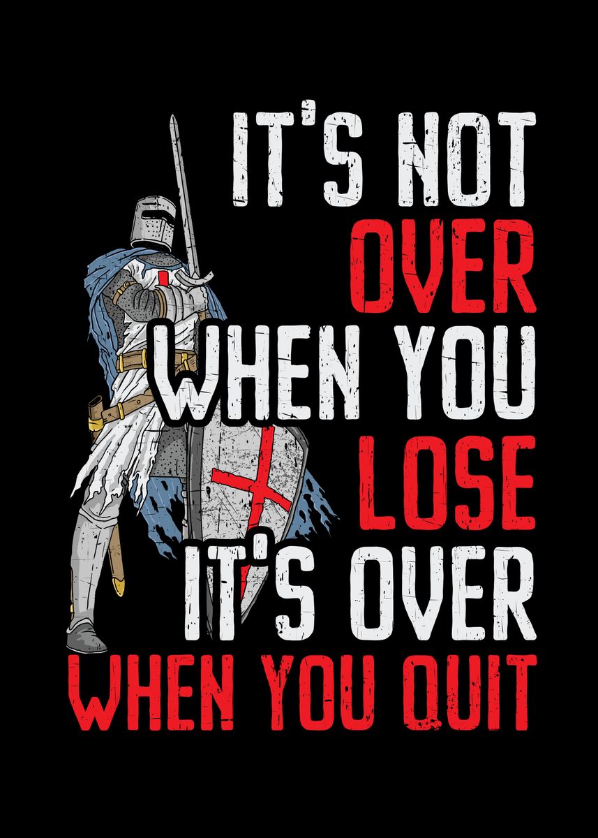 'Knight Lover Medieval' Poster, picture, metal print, paint by NAO ...