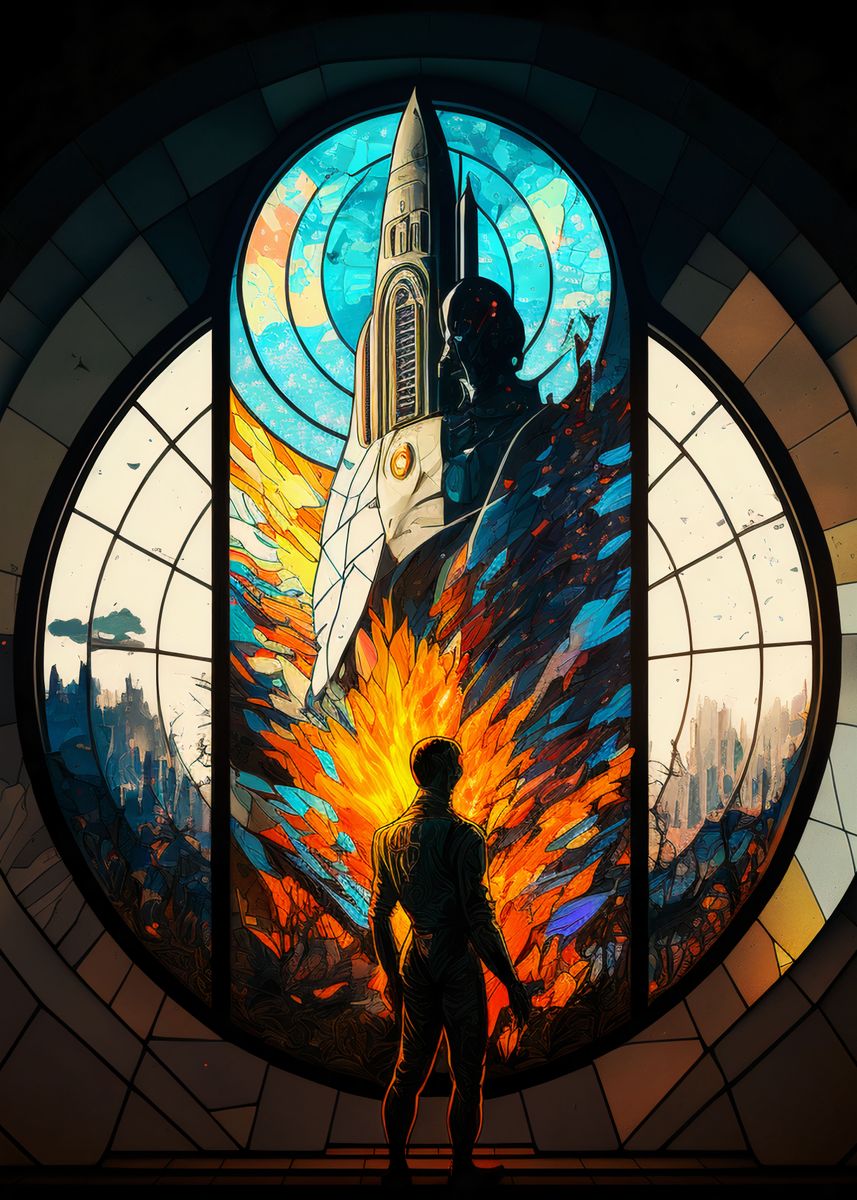 'Expansion' Poster, picture, metal print, paint by No Limits | Displate