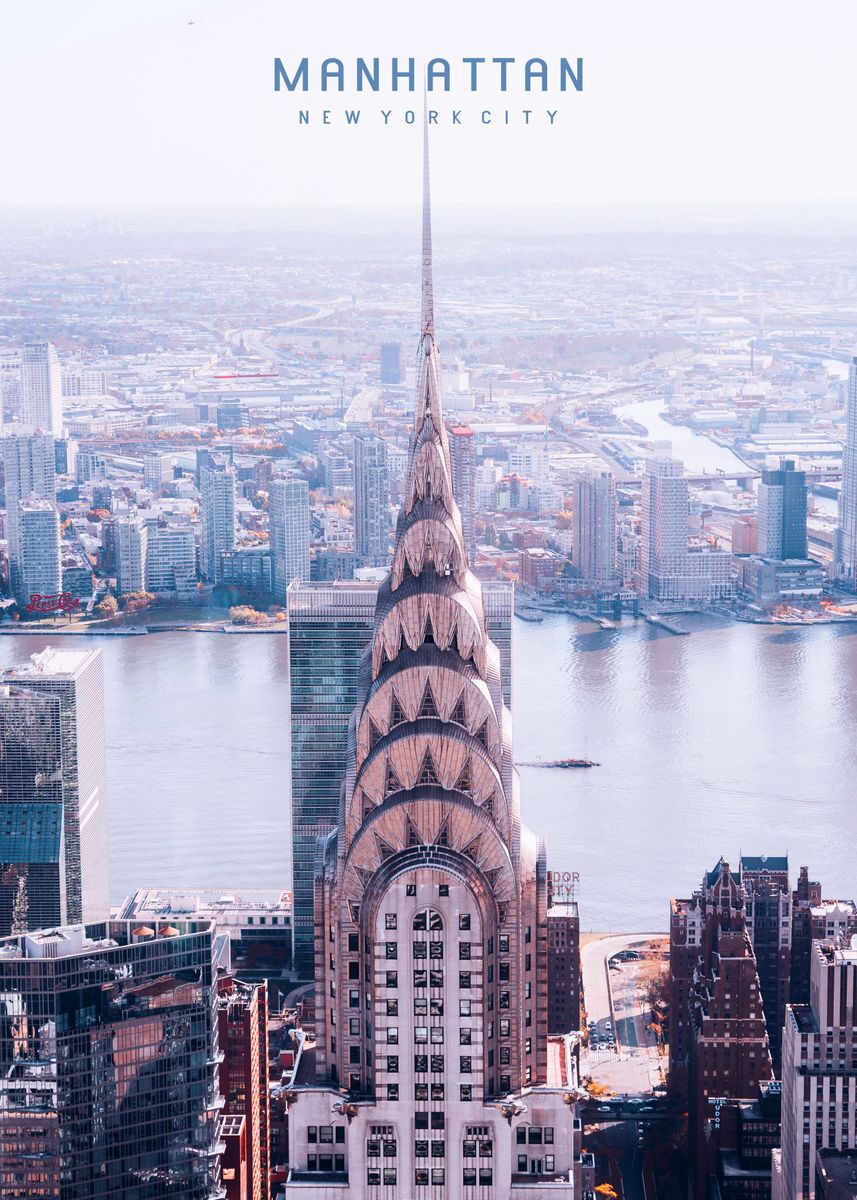 'Manhattan ' Poster, picture, metal print, paint by Explore Universe ...