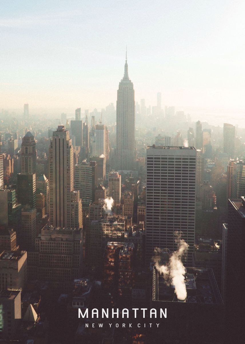'Manhattan ' Poster by Explore Universe | Displate