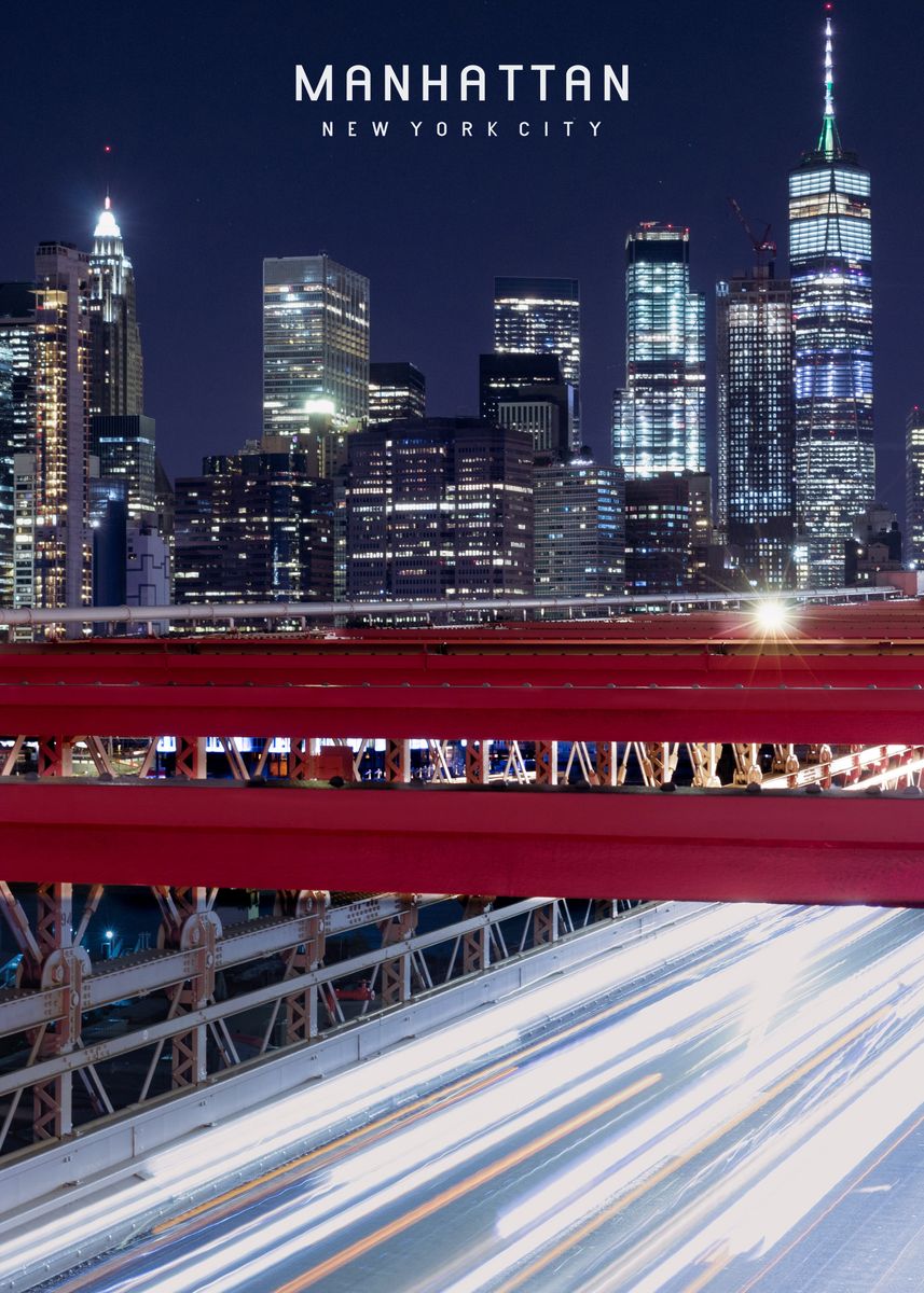 'Manhattan ' Poster by Explore Universe | Displate