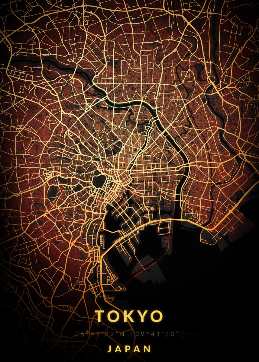 'Tokyo' Poster by Jerhus | Displate