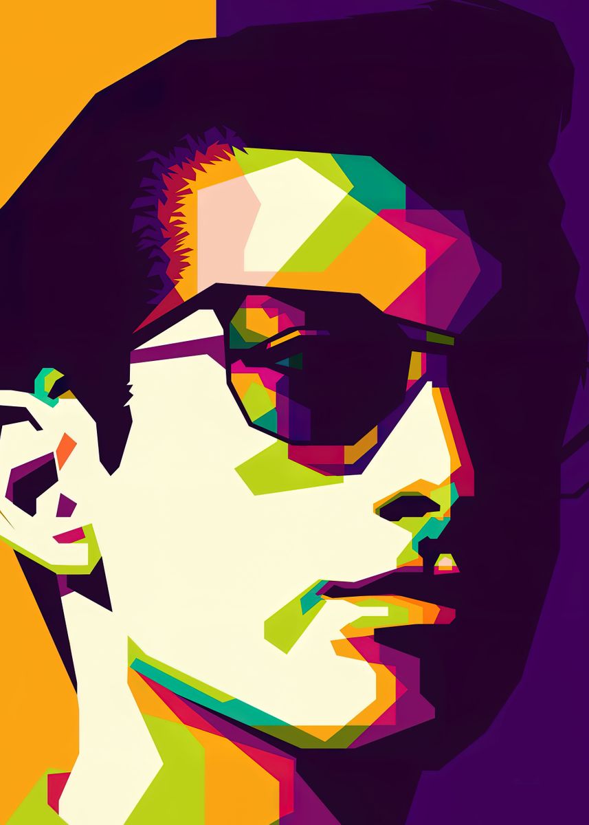 'Alex turner Artwork ' Poster, picture, metal print, paint by Rizky ...