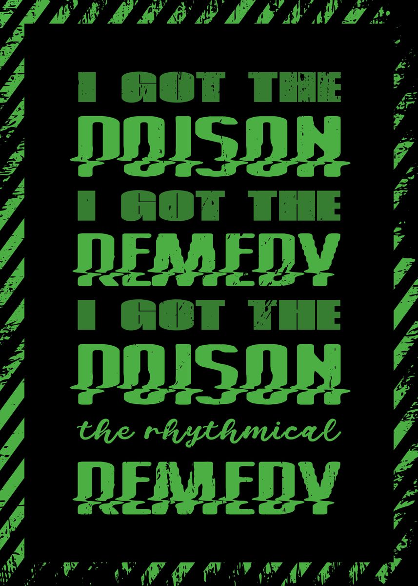 'Poison by The Prodigy' Poster by Graphix313 | Displate