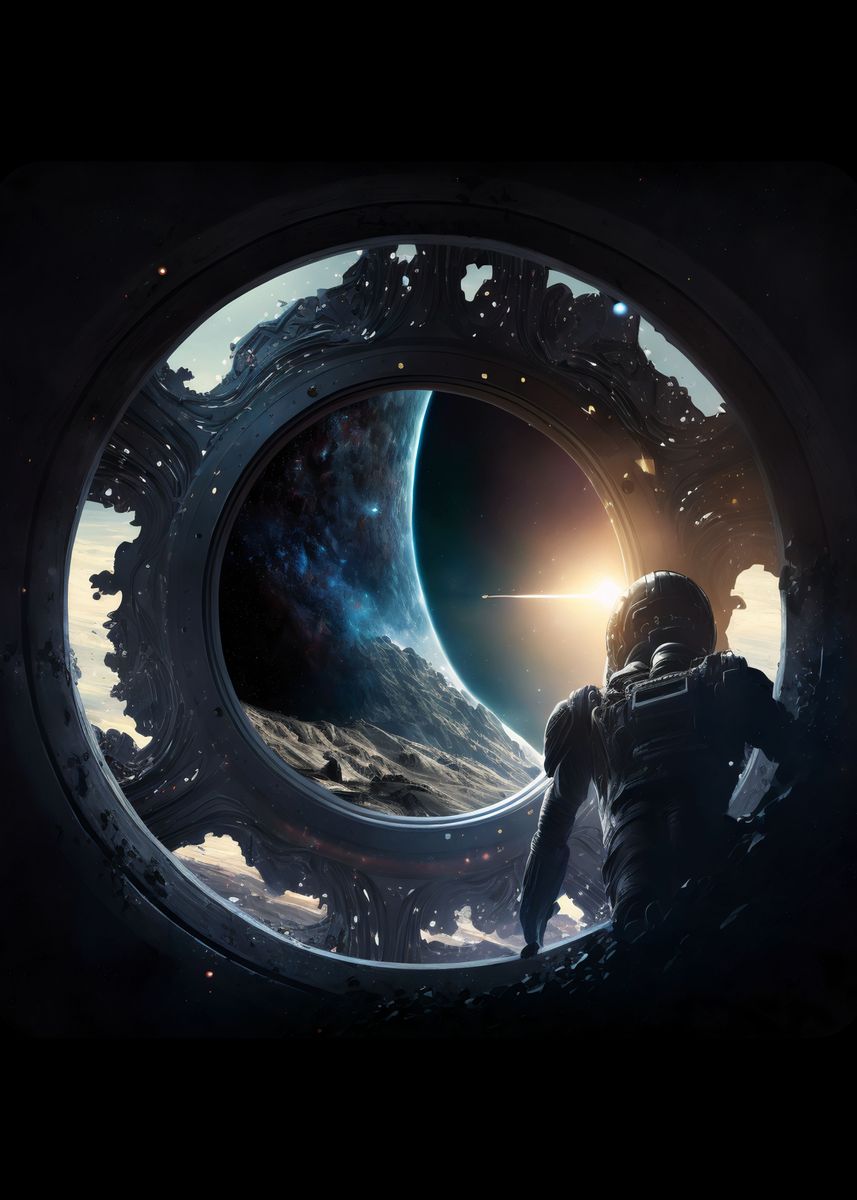 'Vortex' Poster, picture, metal print, paint by No Limits | Displate