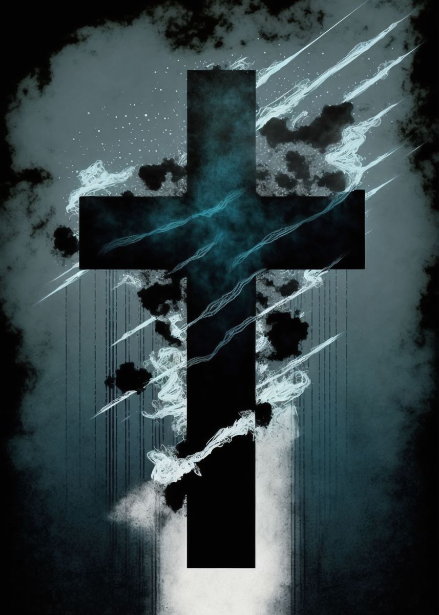 'Art of Cross' Poster, picture, metal print, paint by Cybronauts | Displate