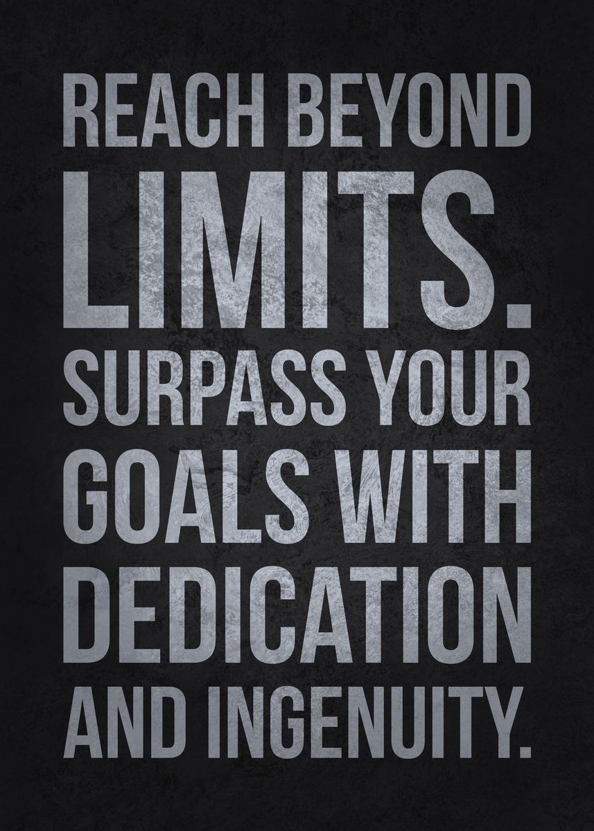 'Reach Beyond Limits' Poster, picture, metal print, paint by CHAN | Displate