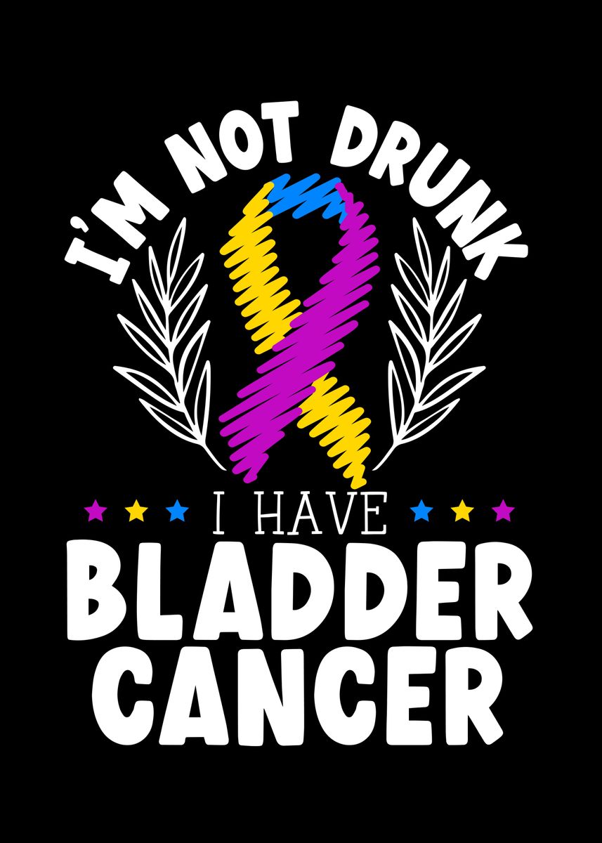 'Bladder Cancer Warrior' Poster, picture, metal print, paint by NAO ...