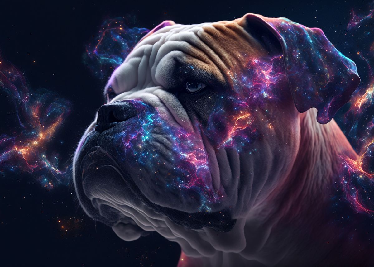 'Spirit Animal Boxer' Poster by Jiri Hodecek | Displate