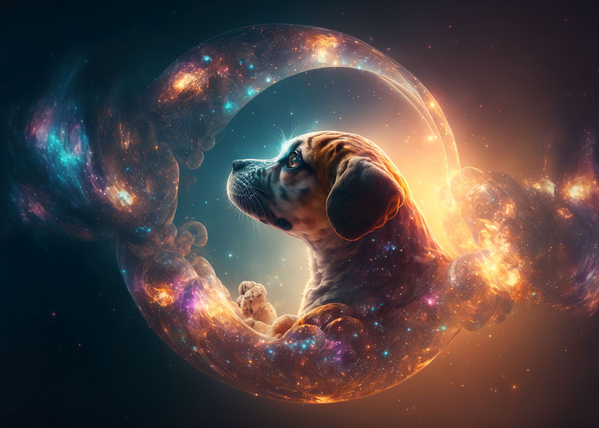 'Spirit Animal Beagle' Poster by Jiri Hodecek | Displate