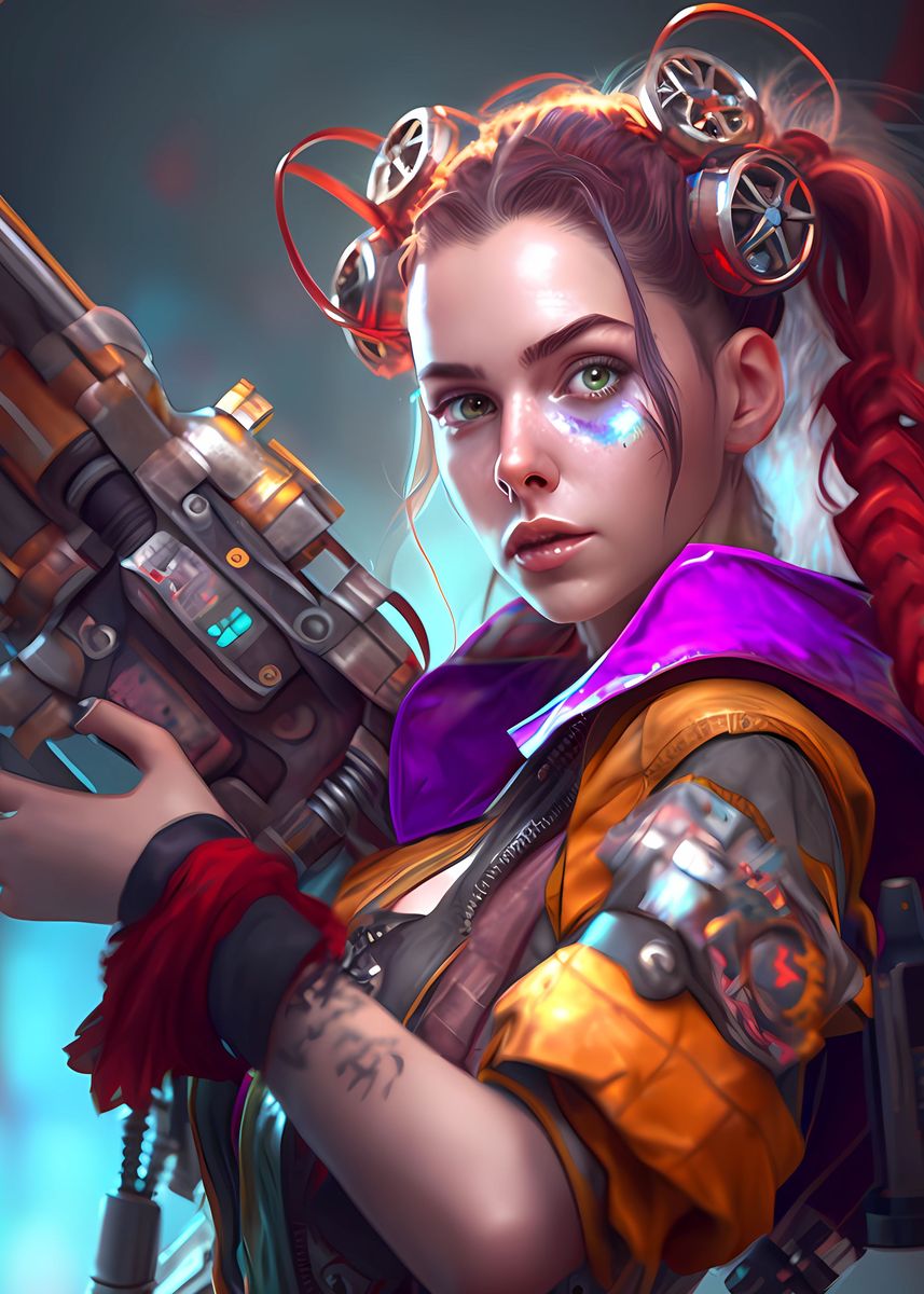 'Beauty soldier' Poster, picture, metal print, paint by Oleksandr ...