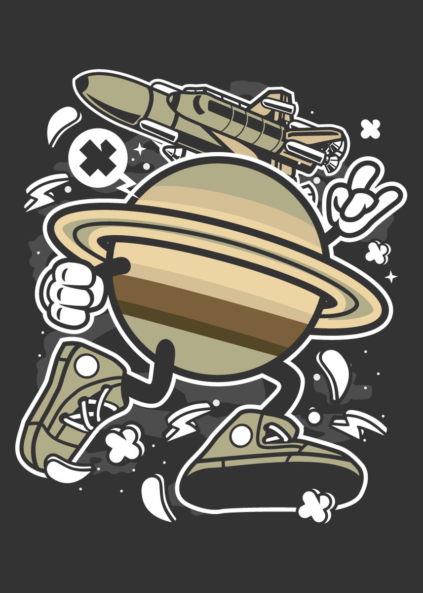 'Cartoon Illustration 389' Poster, picture, metal print, paint by Aloke ...