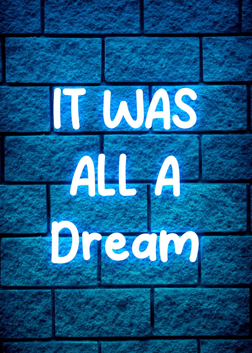 'Neon quotes ' Poster, picture, metal print, paint by Lunzii Art | Displate