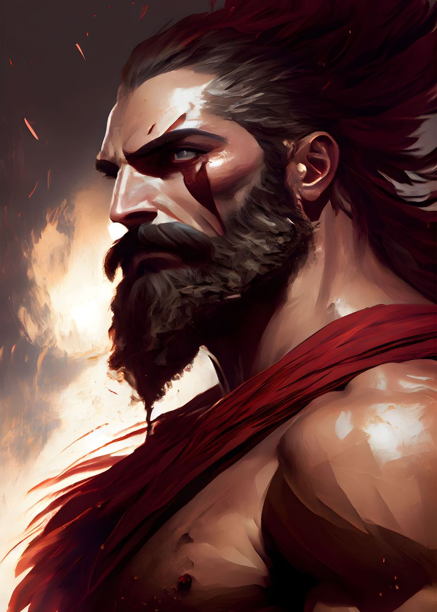 'Proud Warrior' Poster, picture, metal print, paint by GoodLifeImages ...