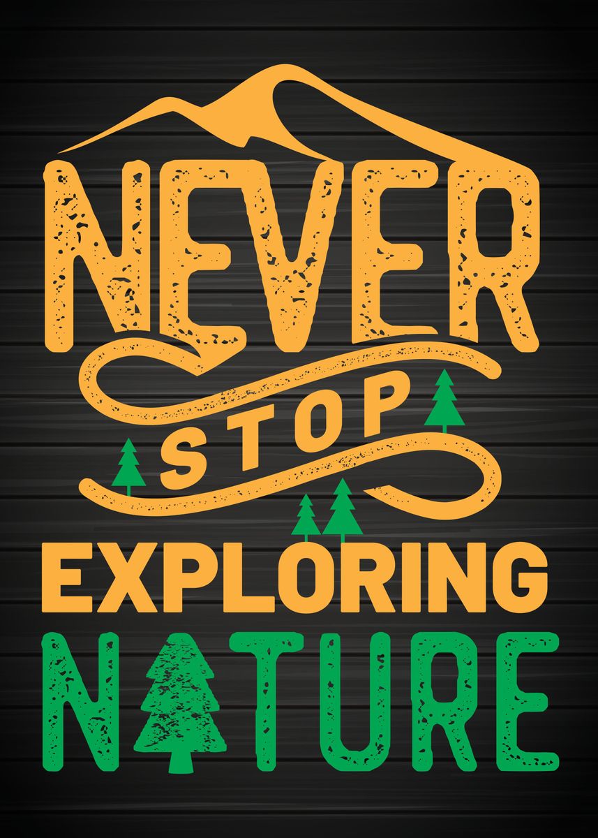 'Exploring Nature' Poster, picture, metal print, paint by VisionTrend ...