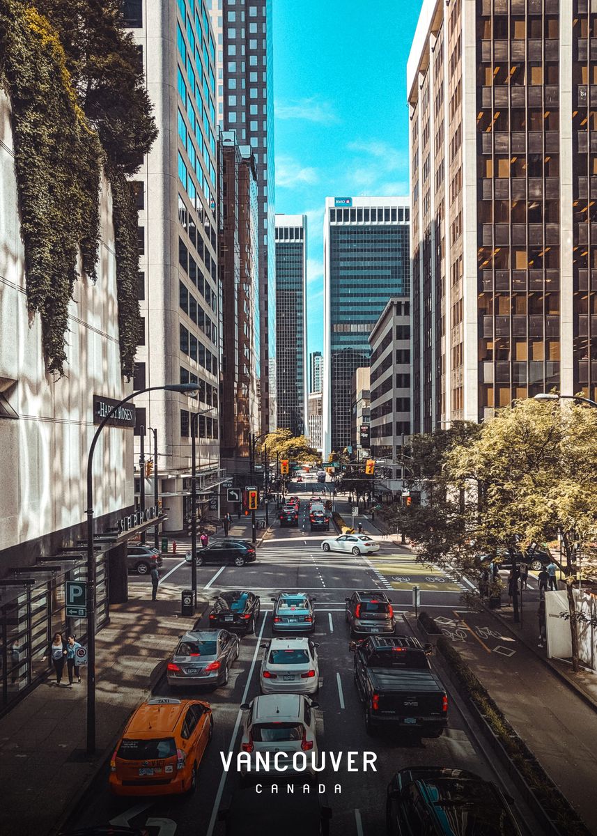 'Vancouver ' Poster, picture, metal print, paint by Explore Universe ...