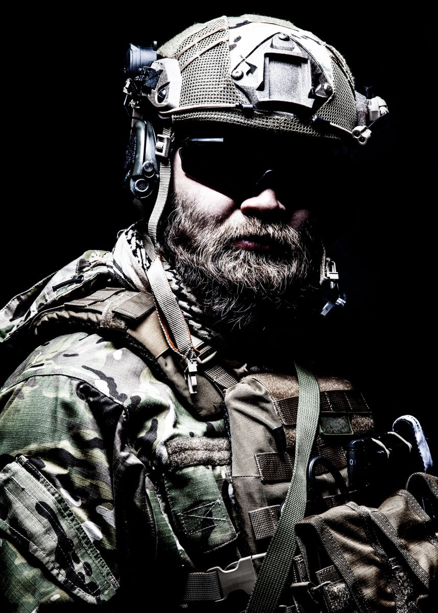 'Mercenary' Poster, picture, metal print, paint by Getmilitaryphotos ...