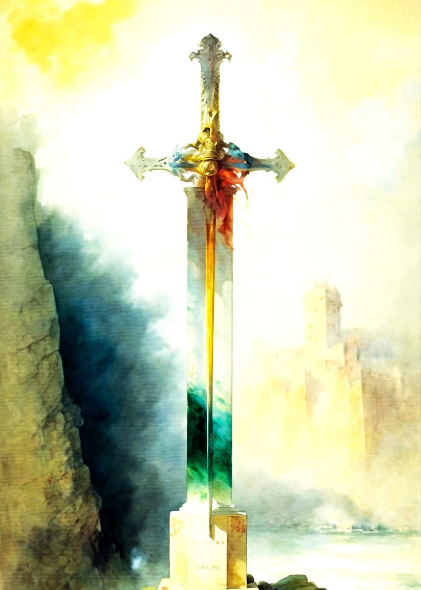 'Sword' Poster, picture, metal print, paint by Trani hus | Displate