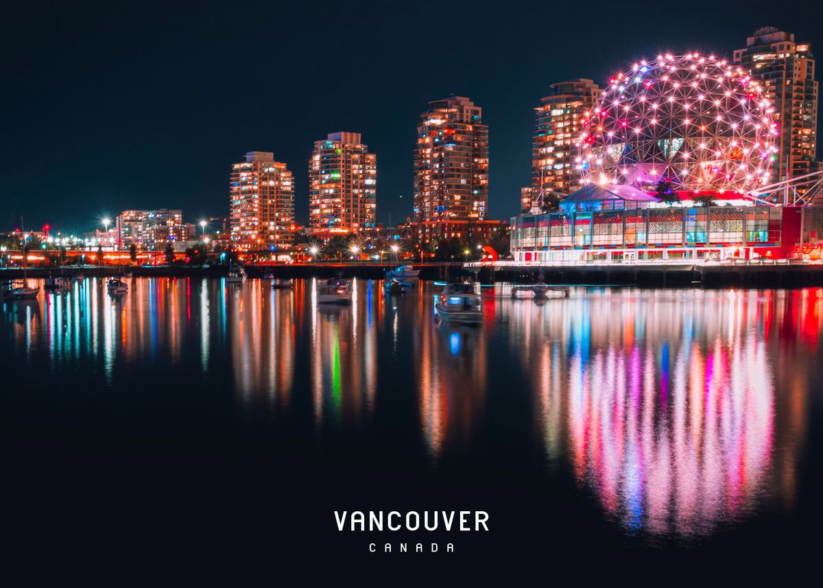 'Vancouver ' Poster by Explore Universe | Displate