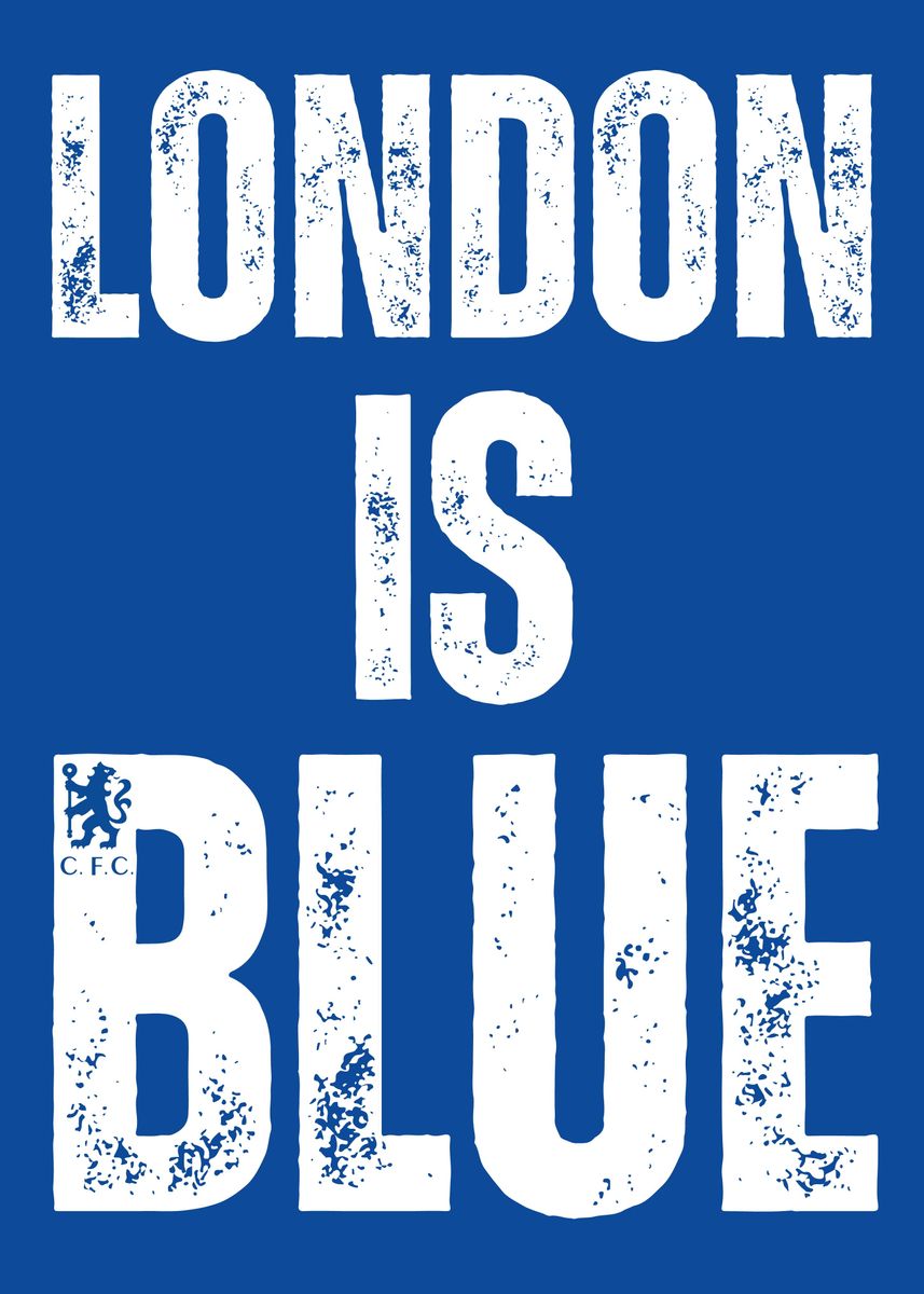 'London Is Blue' Poster, picture, metal print, paint by Wijaki ...
