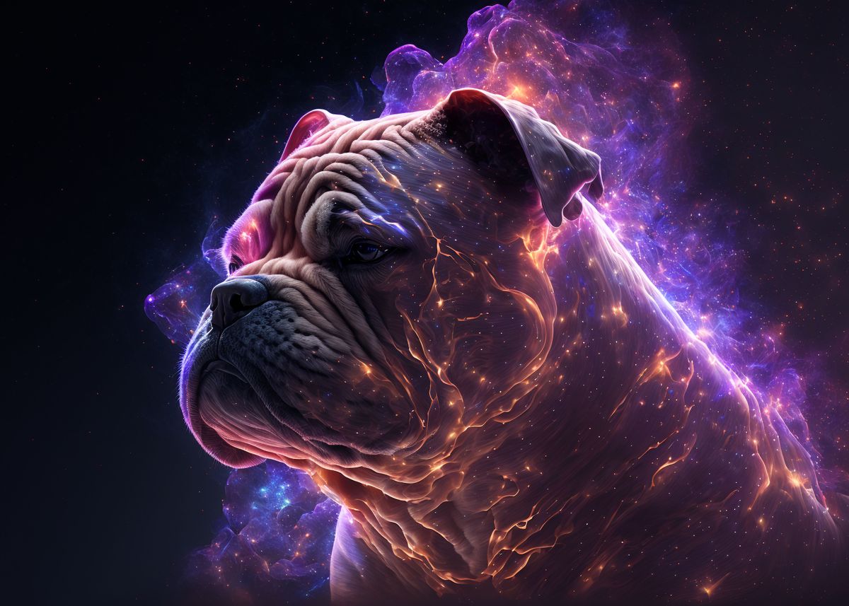 'Spirit Animal Boxer' Poster by Jiri Hodecek | Displate