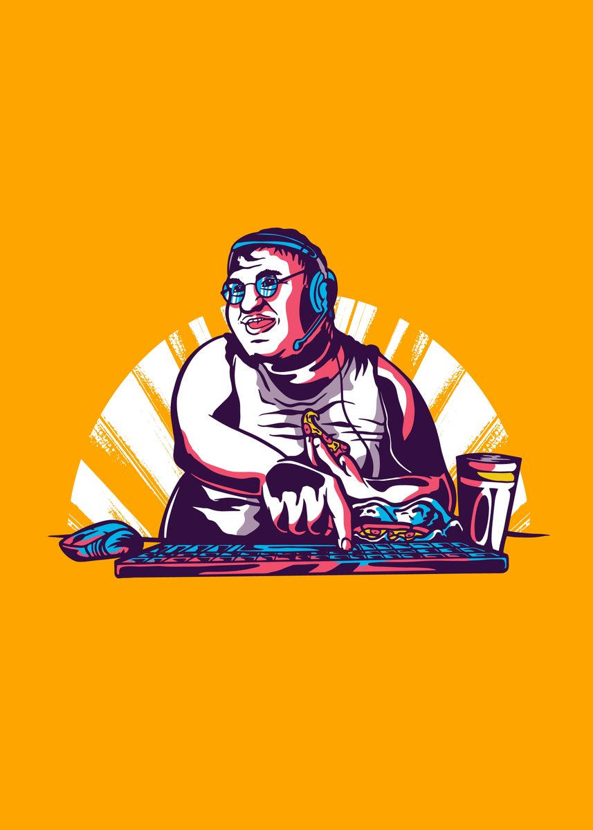 'Coding' Poster, picture, metal print, paint by Cool Till Death | Displate