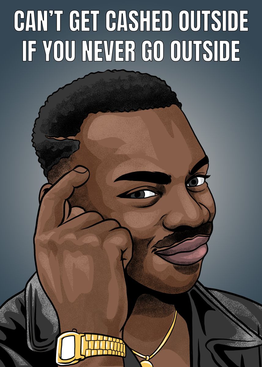 'Roll Safe Meme' Poster, picture, metal print, paint by Mikhaila Poster ...