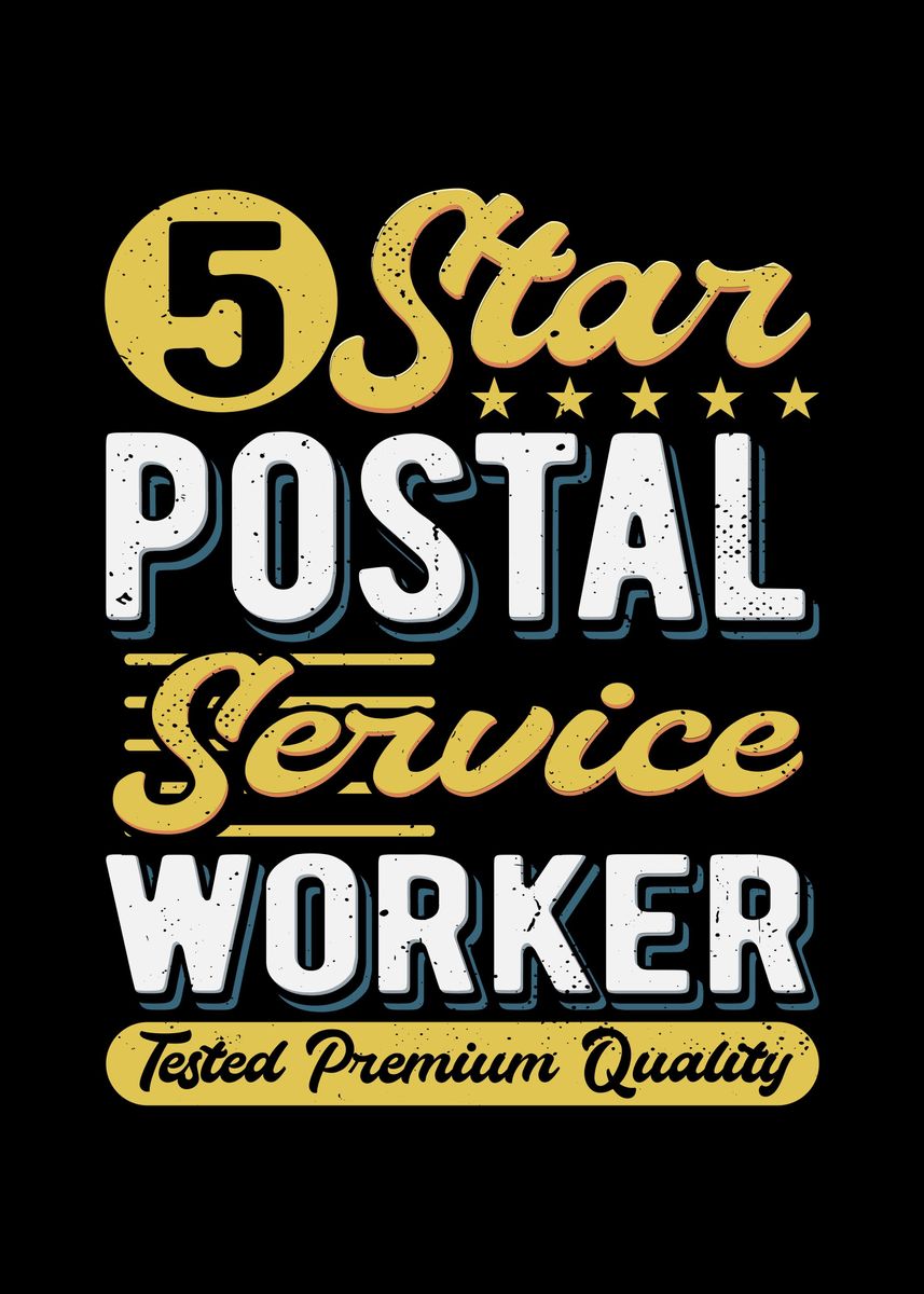 '5Star Postal Service' Poster by Uwe Seibert | Displate