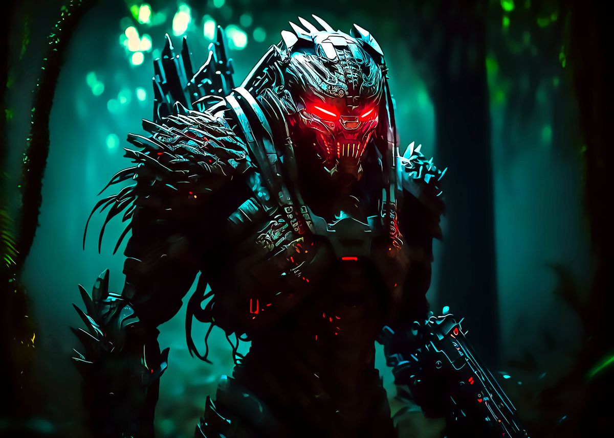 'Predator Warrior' Poster by Hita Ando | Displate