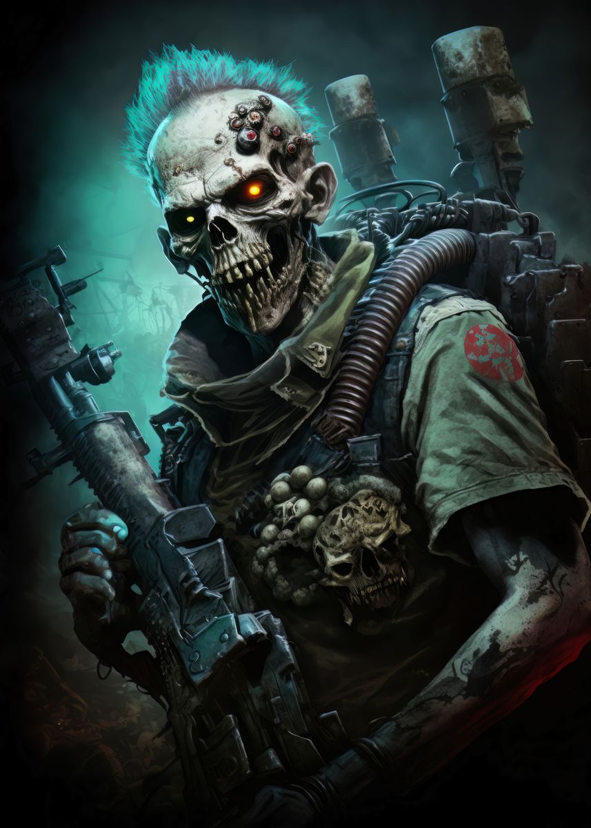 'Dead Army' Poster, picture, metal print, paint by Displate Master ...