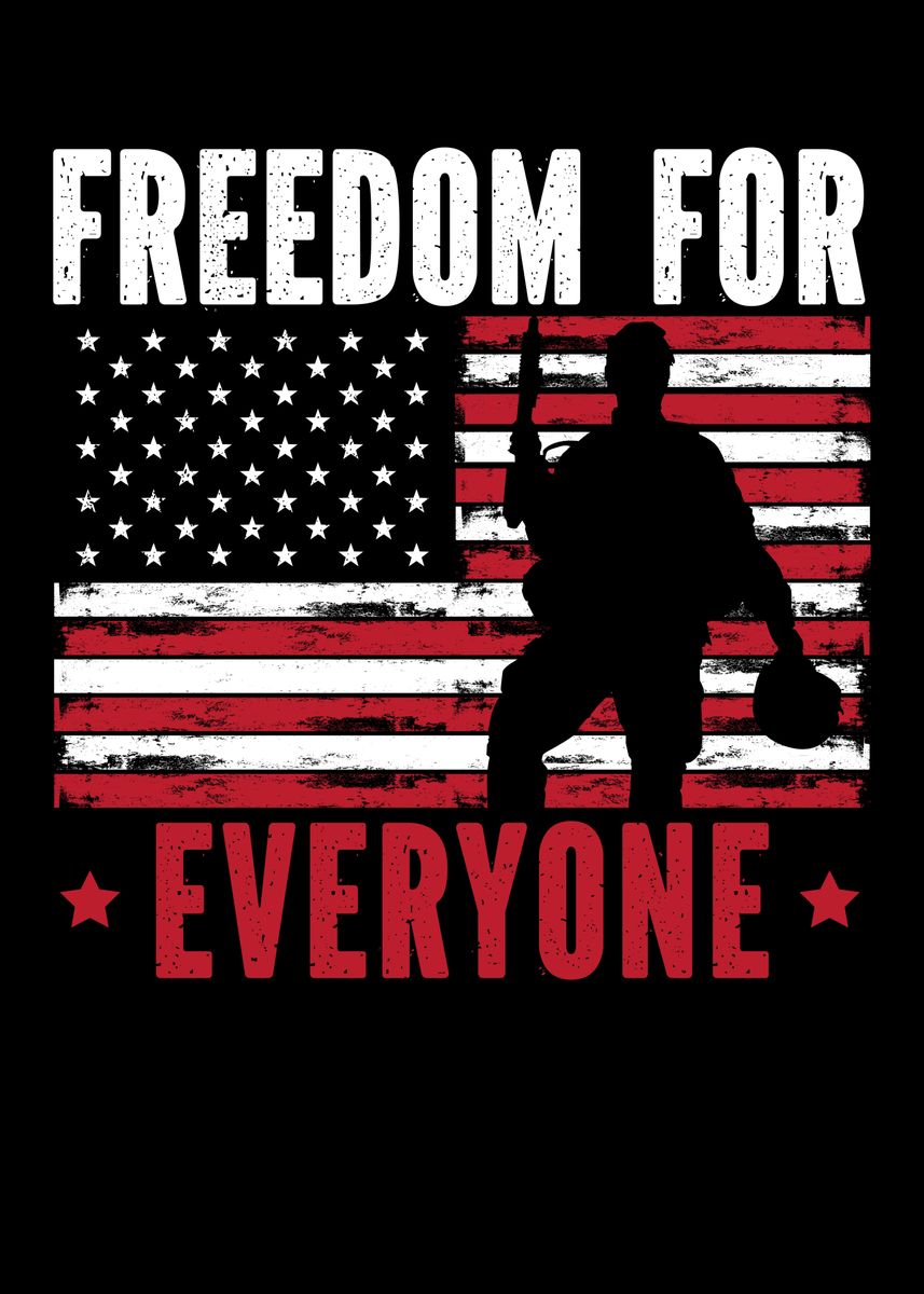 'Freedom For Everyone' Poster, picture, metal print, paint by NAO ...