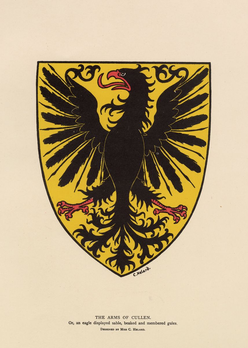 'Armorial bearing Cullen' Poster by VintageVoyage | Displate