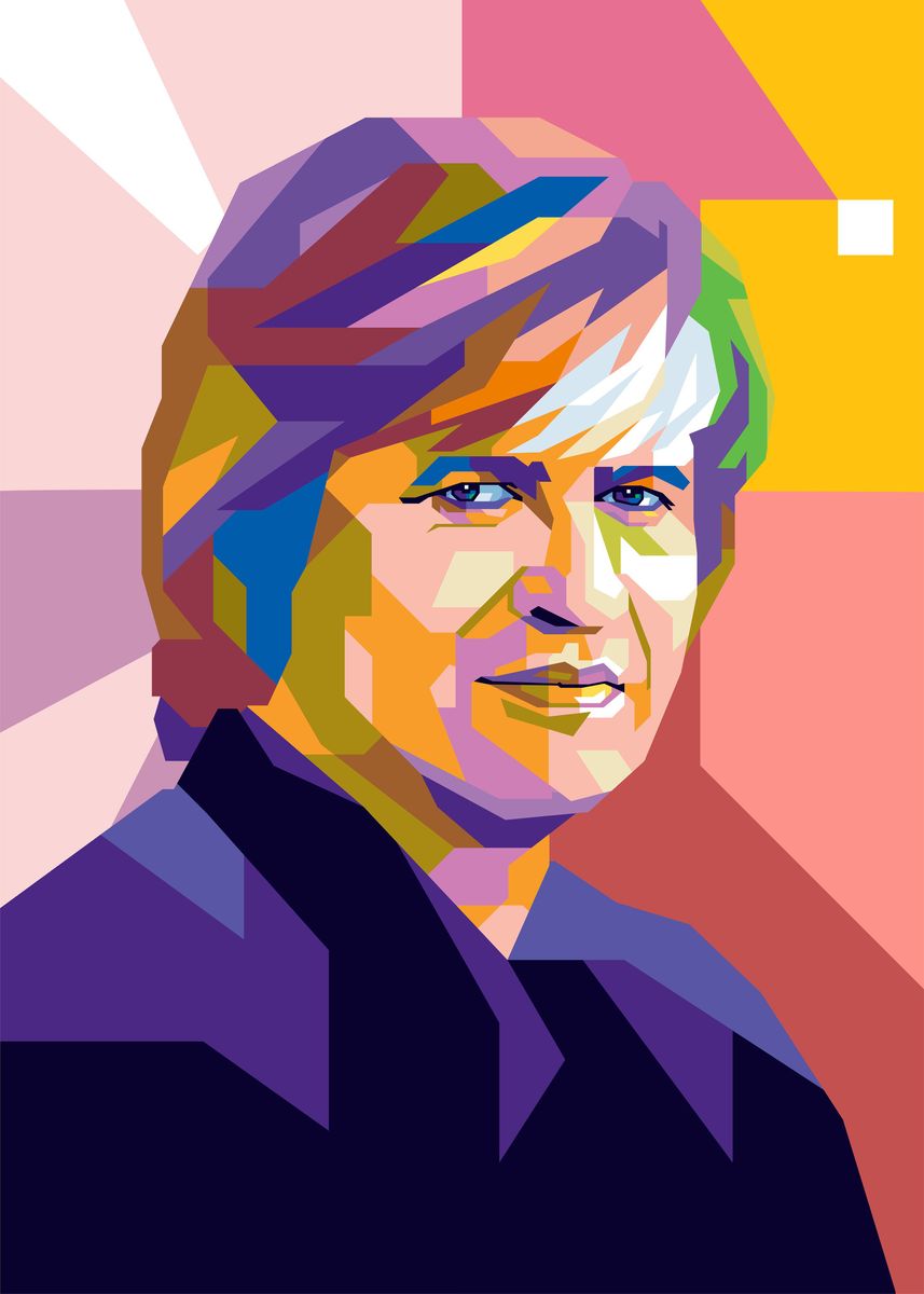 'Ed Parker Pop Art' Poster, picture, metal print, paint by Indra | Displate