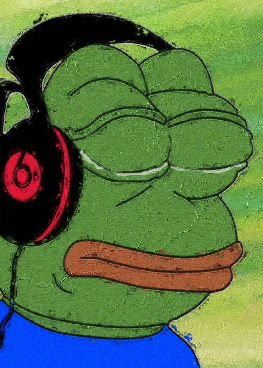 'Pepe the frog' Poster by Meme Daily | Displate