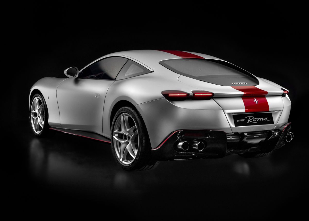 'Ferrari roma' Poster by El Object | Displate