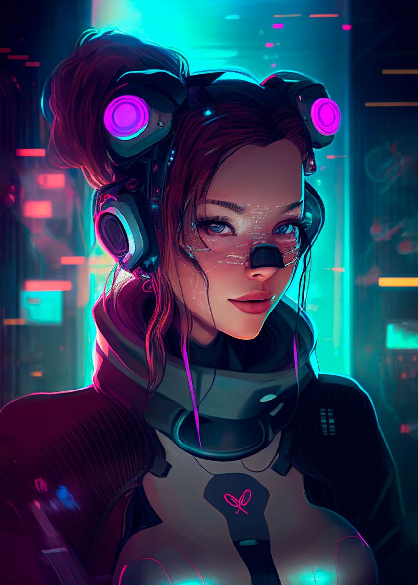 'Cybernetic Engineer' Poster, picture, metal print, paint by Henry ...