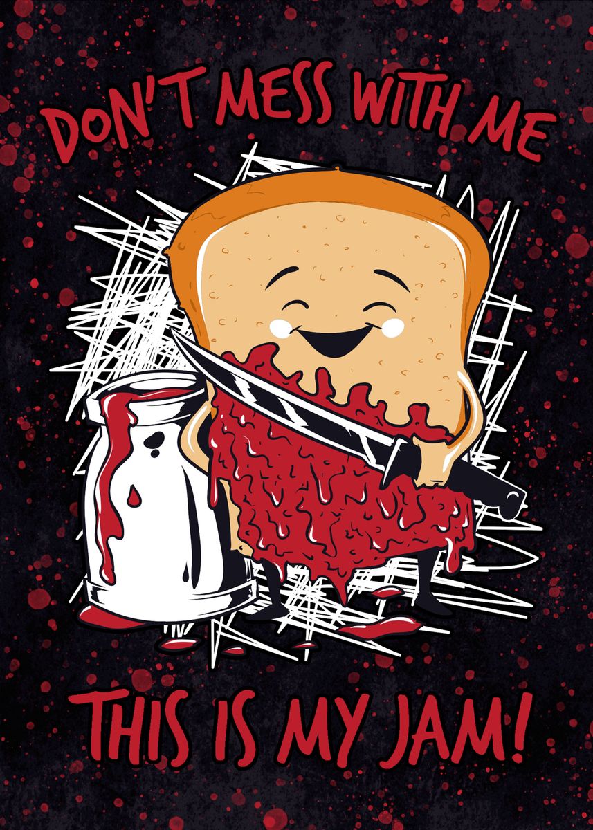 'This Is My Jam Cute Kawaii' Poster, picture, metal print, paint by ...