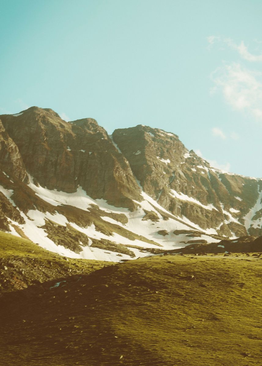 'GREEN HILL' Poster, picture, metal print, paint by LuckStory | Displate