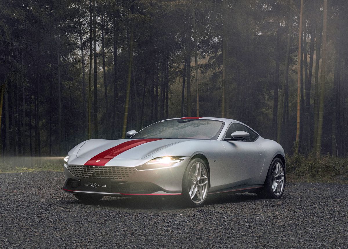 'Ferrari roma' Poster by El Object | Displate