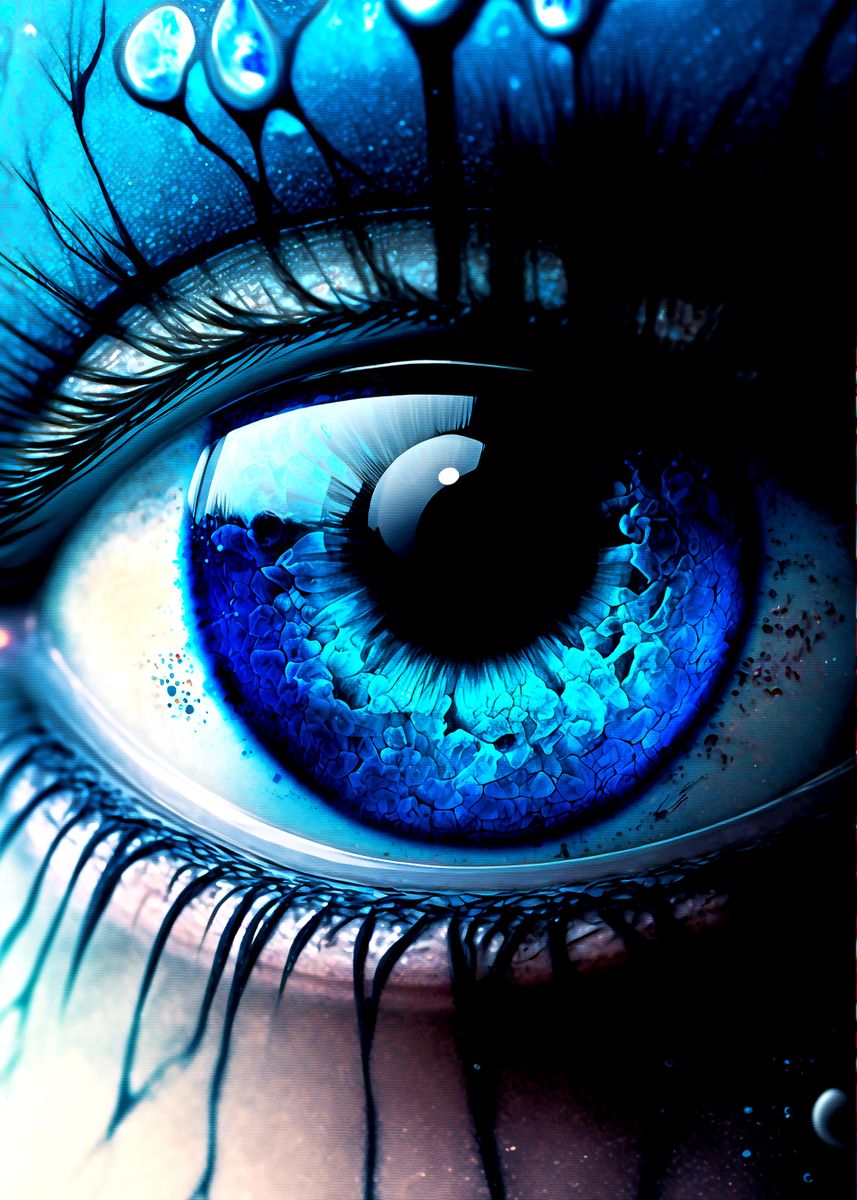 'Eye Fantasy' Poster, picture, metal print, paint by Duong Huy | Displate