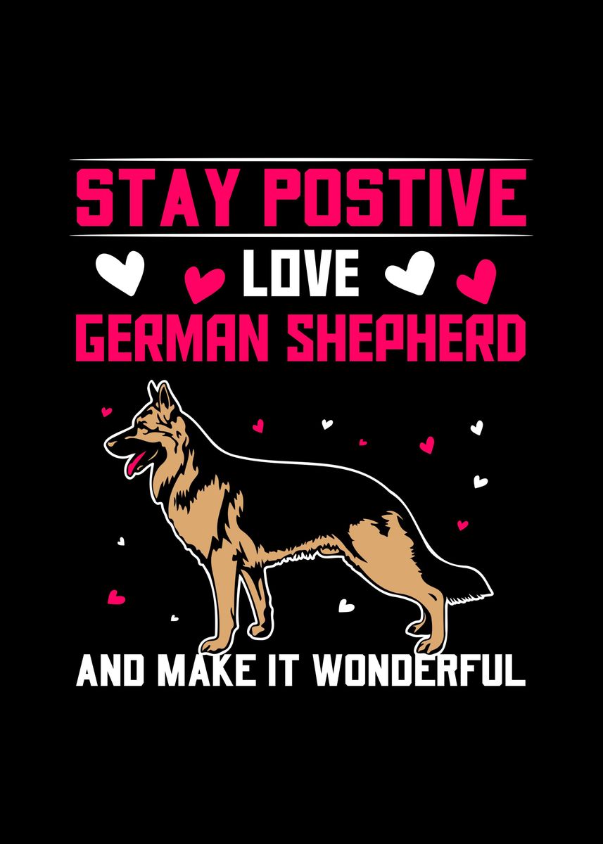 'German Shepherd' Poster, picture, metal print, paint by Sebastian ...