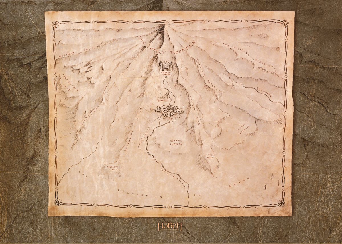 'The Desolation of Smaug' Poster by Middle-Earth | Displate